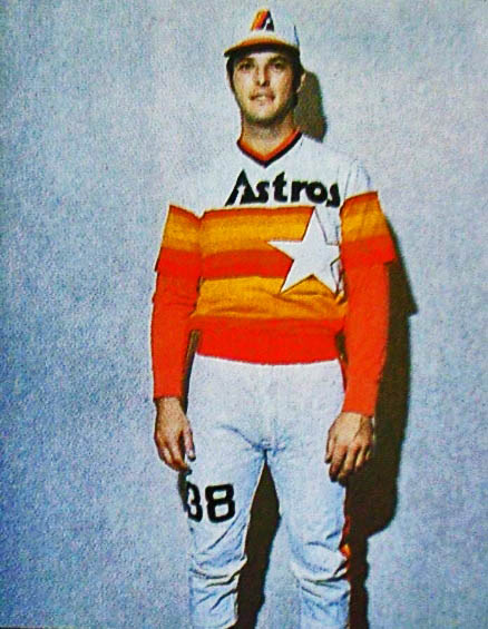 4. Tom Griffin Wearing 1975 Astros Prototype Uniform | The Pecan Park Eagle